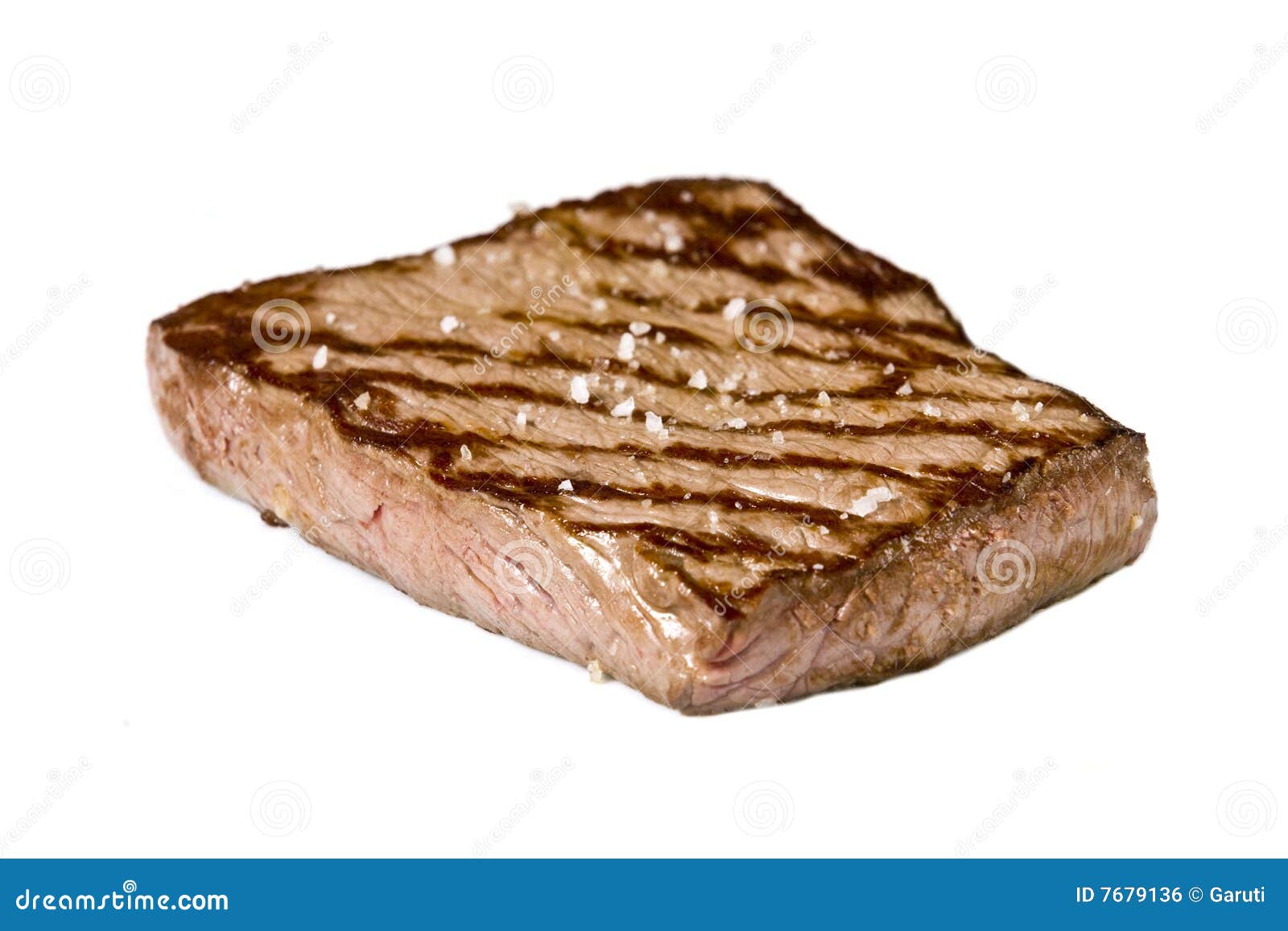 Bistecca Di Groppa Cucinata Fotografia Stock - Immagine di grezzo ...