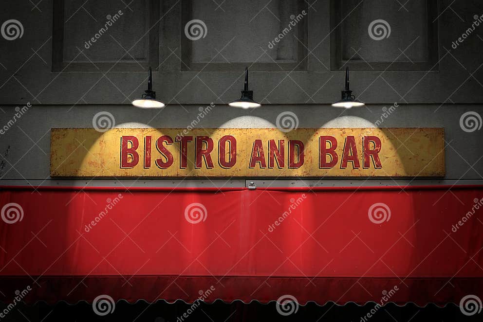 Bistro sign stock photo. Image of spot, deli, restaurant - 1487260