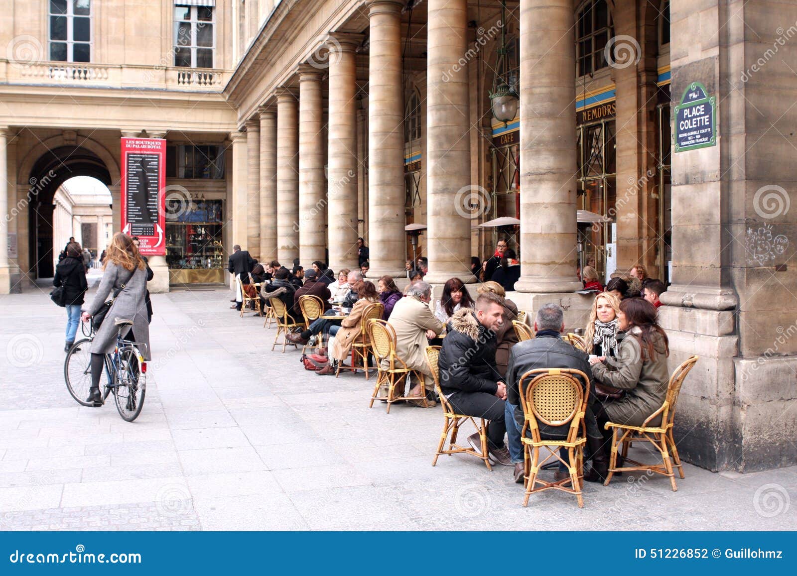 Bistro terrace - Paris editorial photography. Image of cocktail - 51226852
