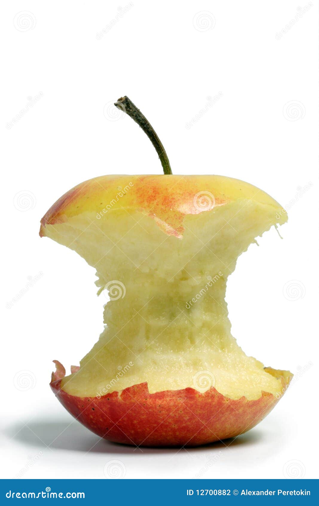 Bit of an apple. stock photo. Image of shadow, cutting - 12700882