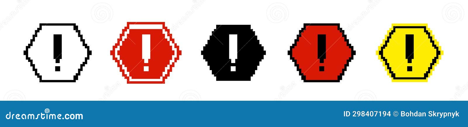 Pixel Art Traffic Light Game Asset Design Vector Illustration ...
