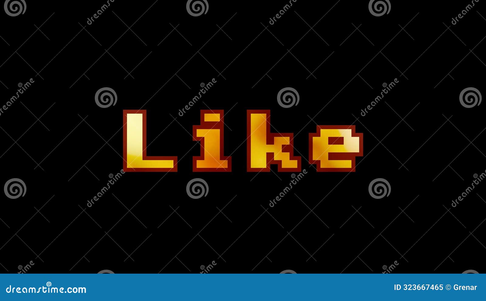 8 bit clean like stock illustration. Illustration of digital - 323667465