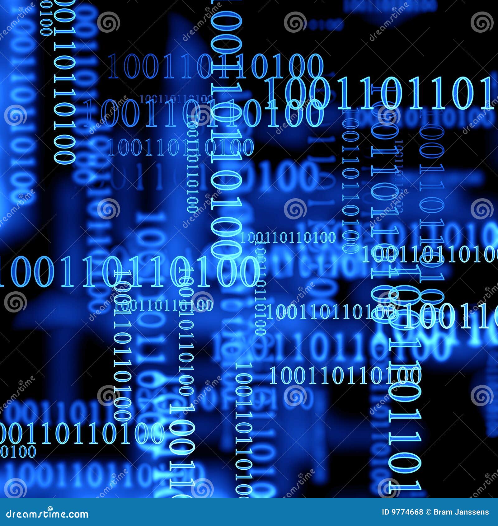 Bit e byte illustrazione di stock. Illustrazione di tecnologia - 9774668