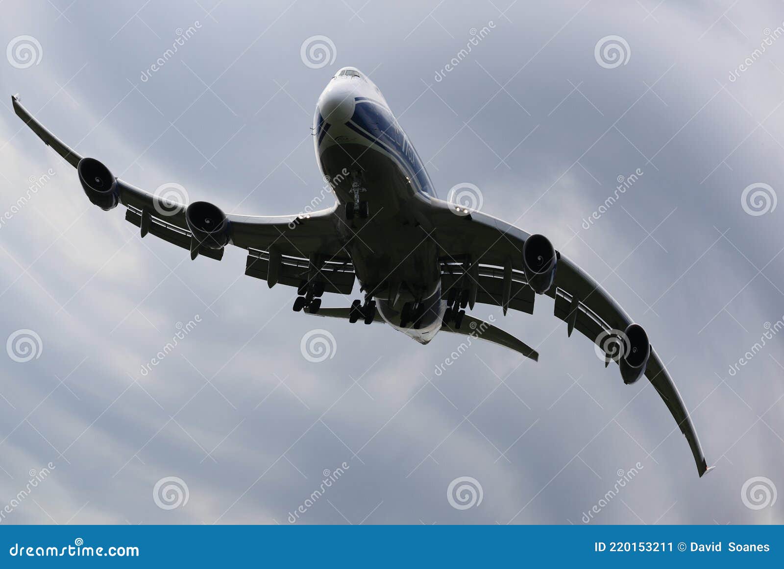 A 747-400 in a Bit of a Flap - Stock Photo Stock Image - Image of macro ...