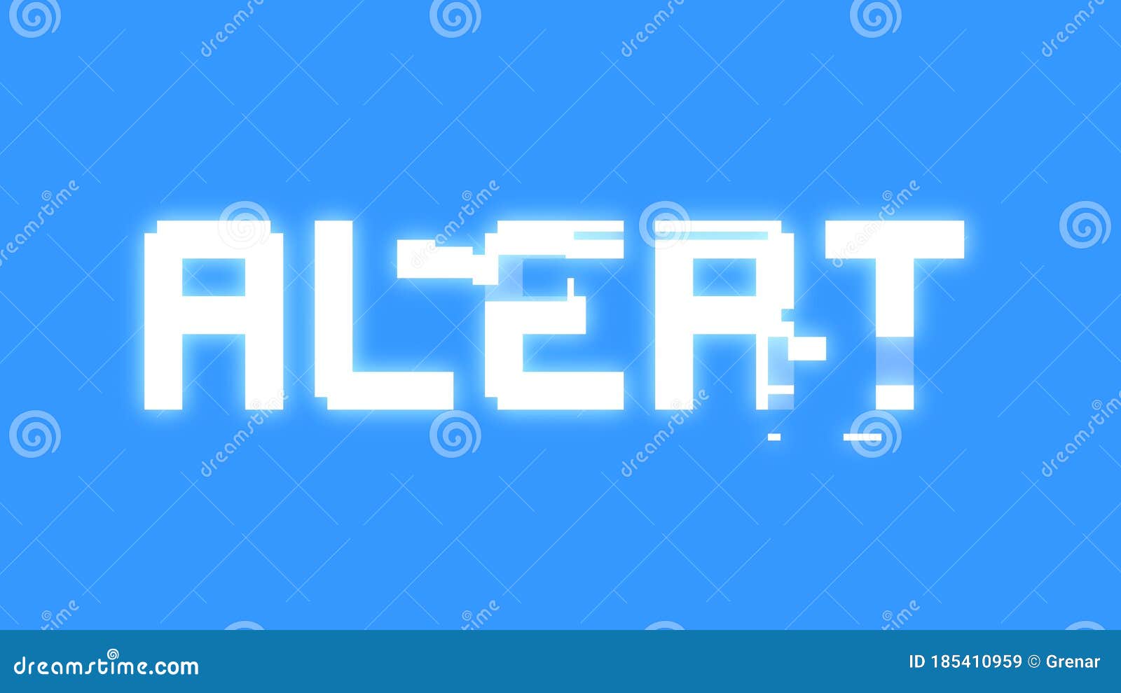 Bit glitch alert stock illustration. Illustration of signal - 185410959