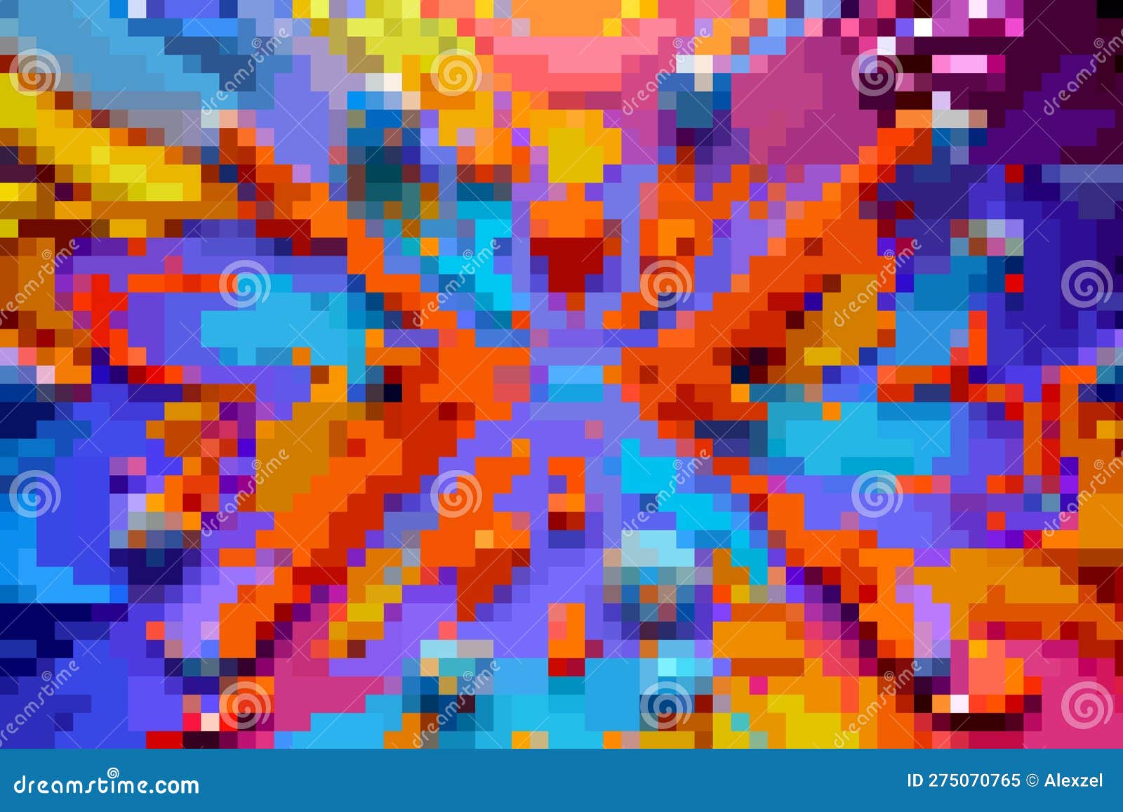 8-bit Pixel Abstract Vector Backdrop Background Color Colorful Stock ...