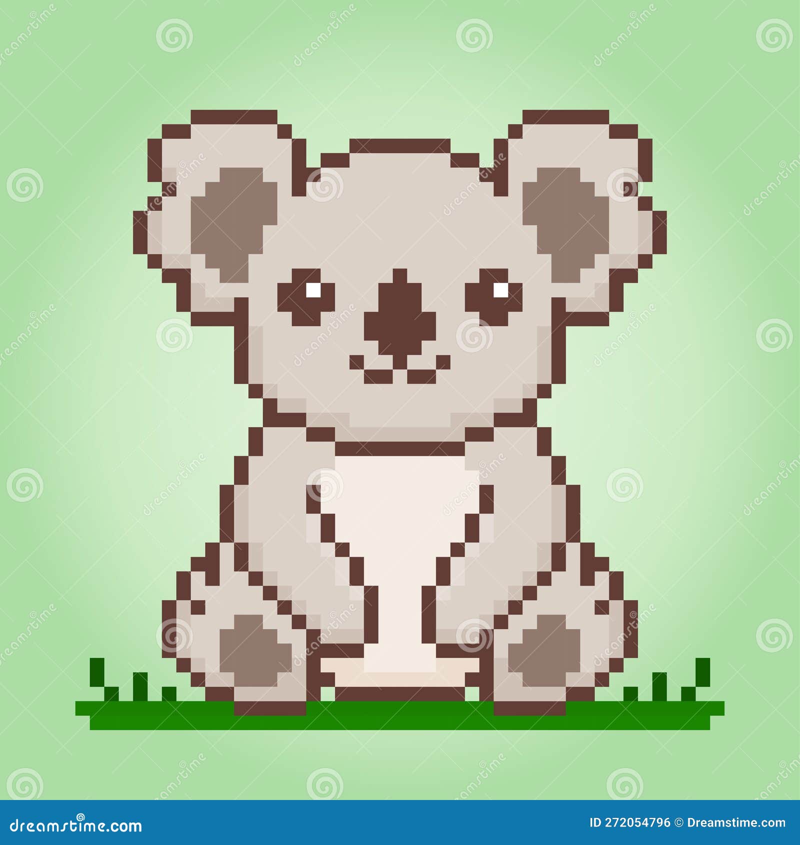 8 Bit Pixel Koala. Animals in Vector Stock Vector - Illustration of ...