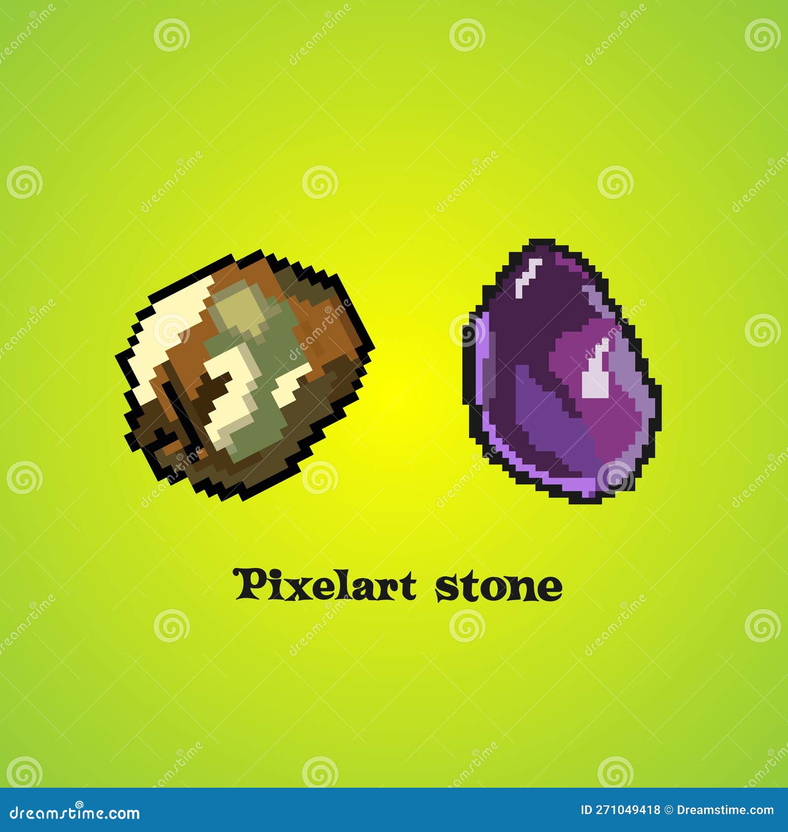 8 Bit Pixel Ruby Gemstones And Pixel Diamonds For Game Assets Vector ...