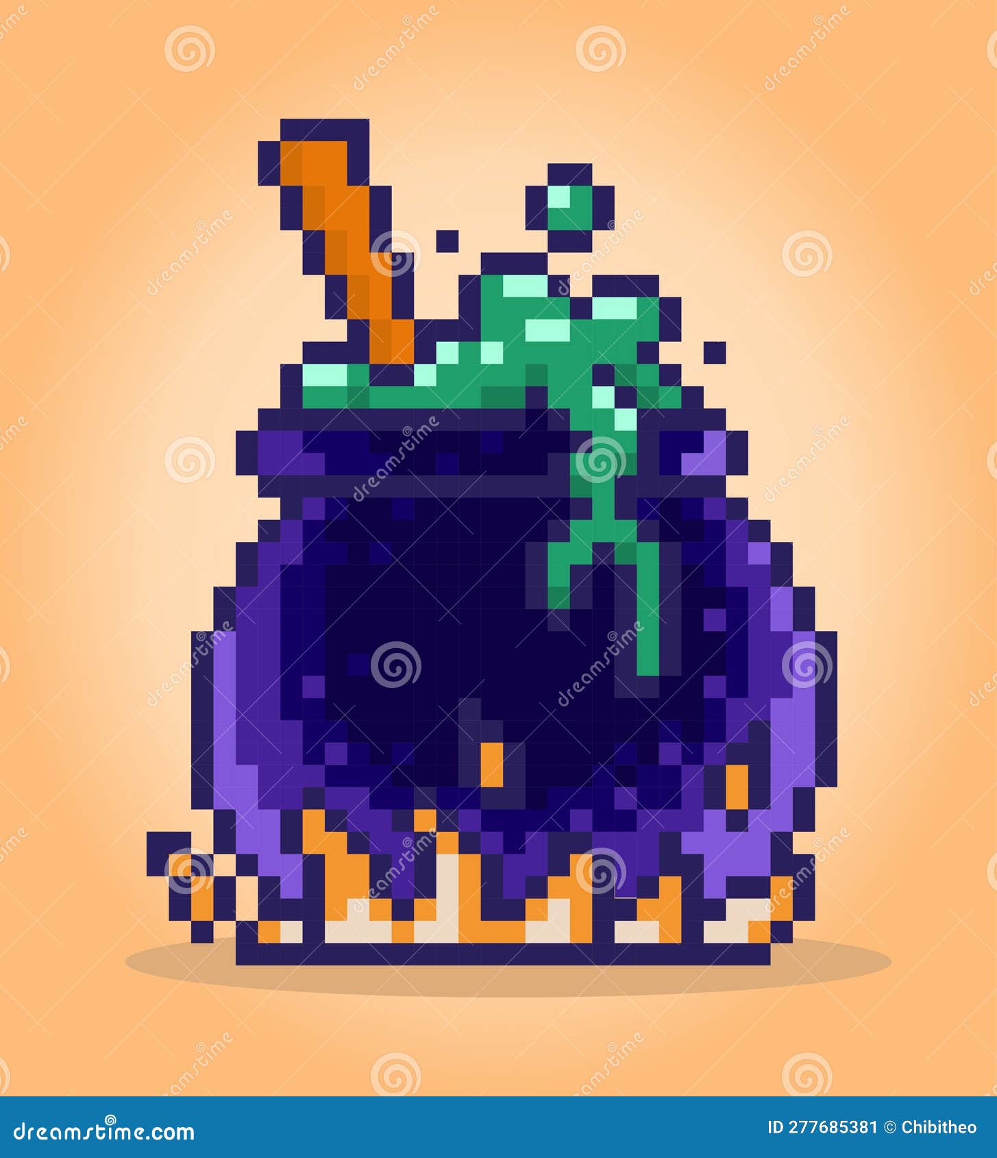 8 Bit Pixel Witch Potions. Medicine for Game Assets in Vector Stock ...