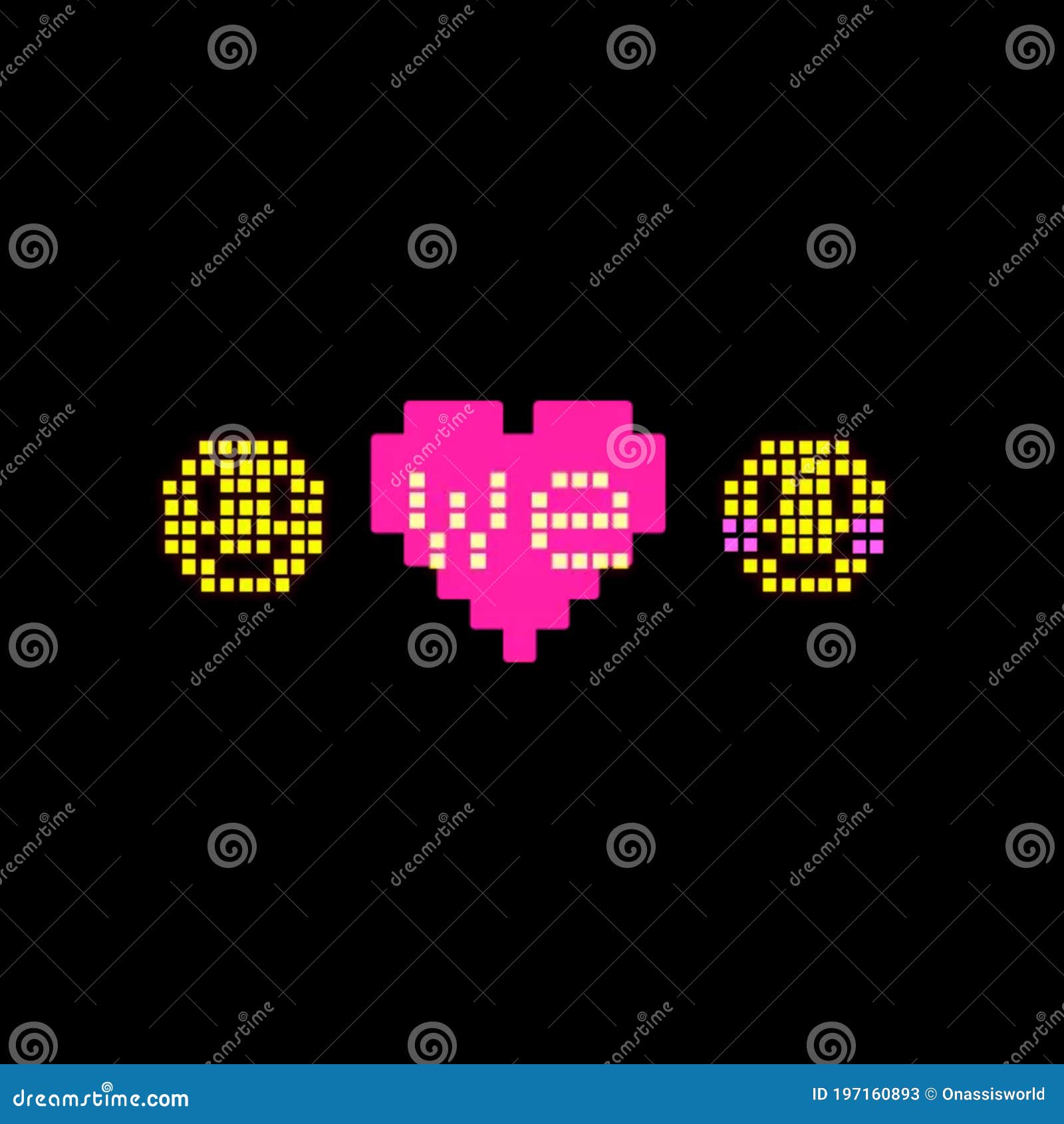 16 Bit Smilies Abstract Background Illustration Stock Illustration ...