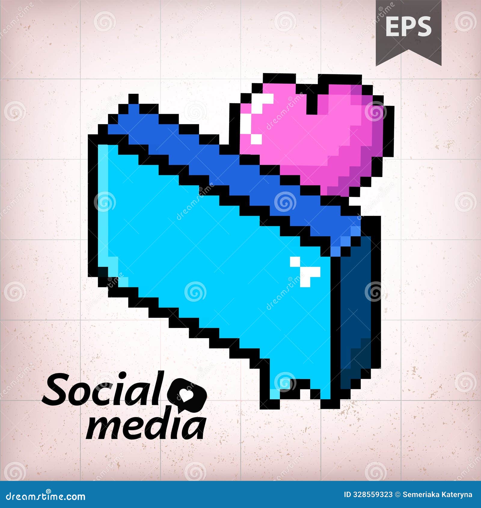 8 Bit Speech Bubbles Icon in Pixel Style Stock Vector - Illustration of ...