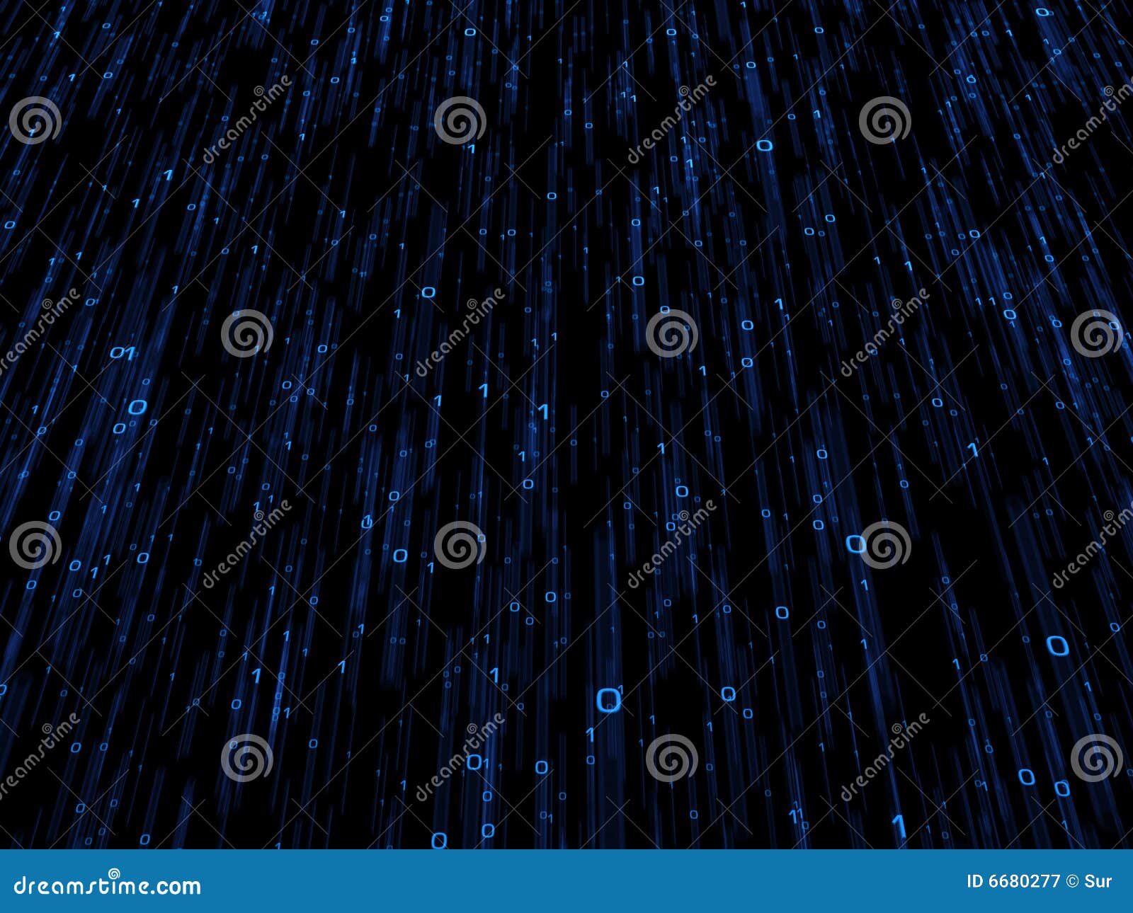 Bit stream stock illustration. Illustration of internet - 6680277