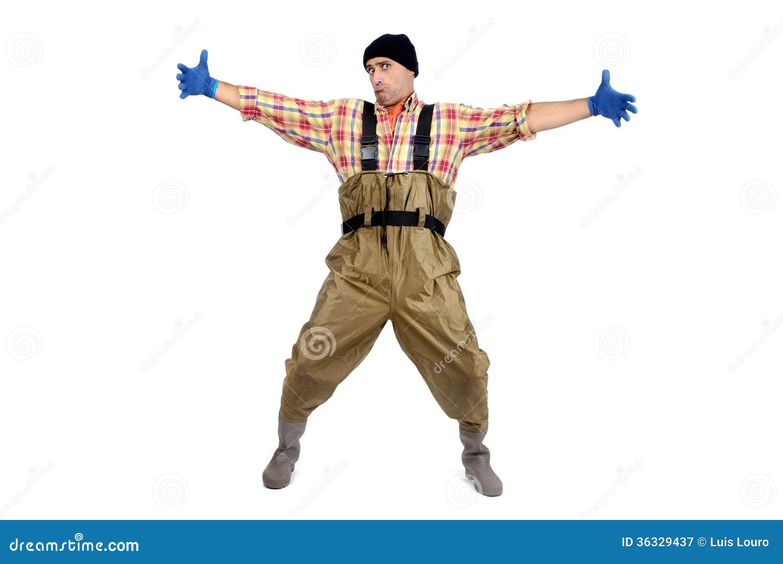 A bit thick stock image. Image of leisure, happy, fisher - 36329437