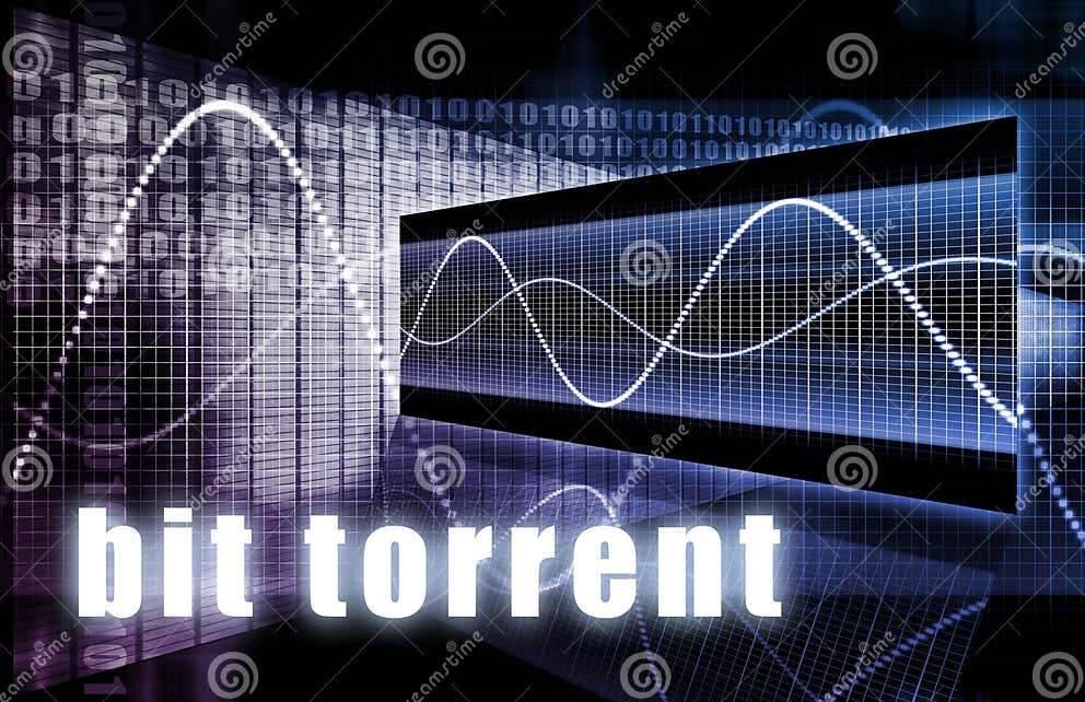 Bit Torrent stock illustration. Illustration of files - 8595286