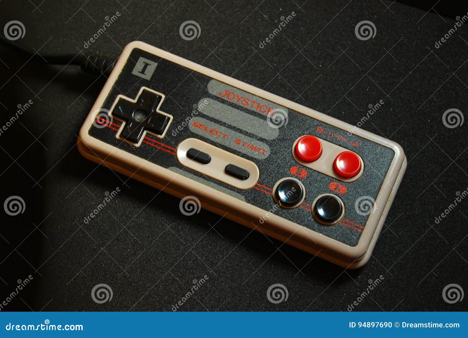 8 Bit Video Game Joystick 2 Nintendo Stock Photo - Image of game ...