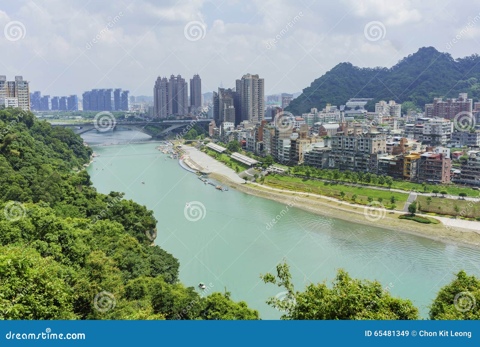 Bitan Scenic Area with Beautiful Rivers Stock Image - Image of water ...