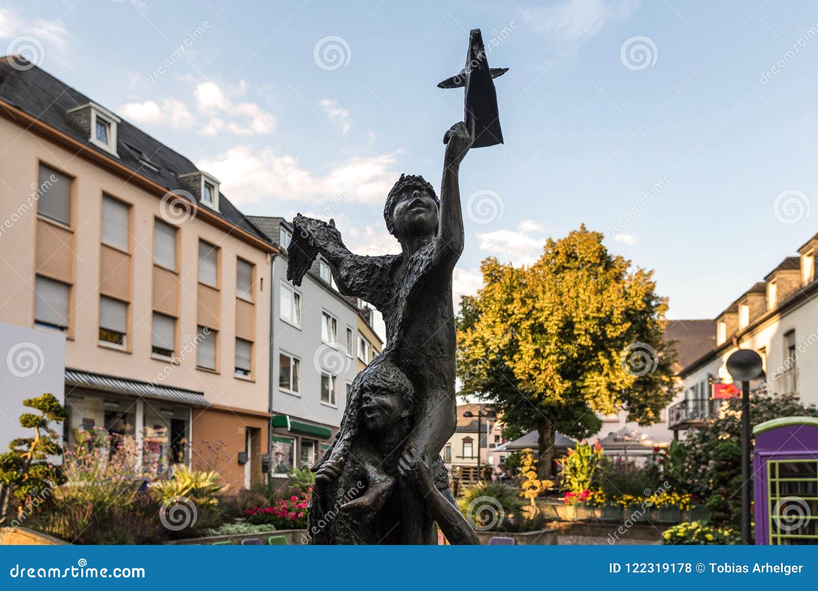 Bitburg germany cityscape stock photo. Image of pruem - 122319178