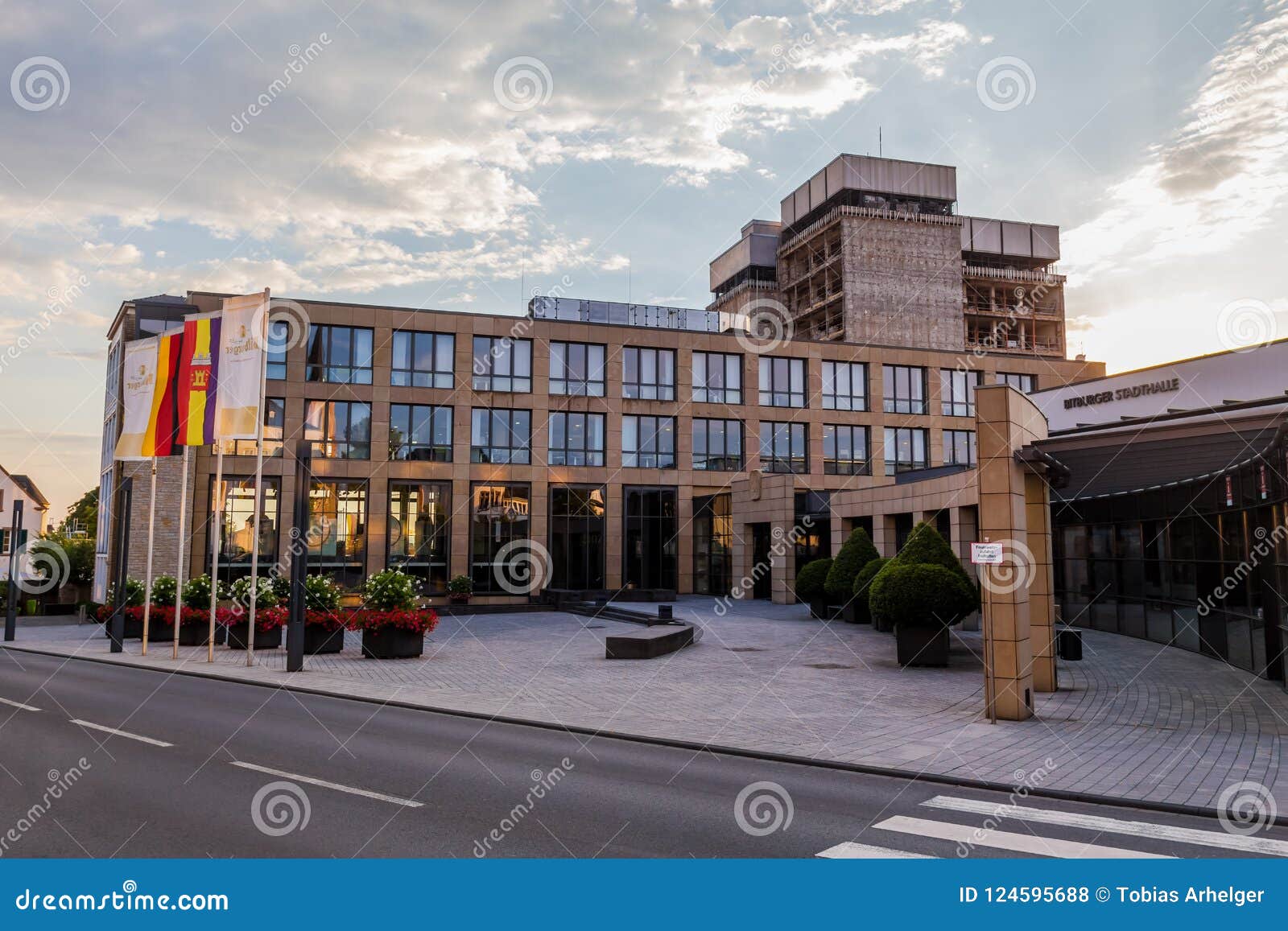 Bitburg, Nrw/germany - 26 07 18: Bitburg Brewery in Bitburg Germany ...
