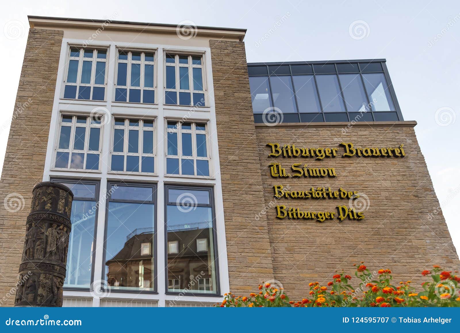 Bitburg, Nrw/germany - 26 07 18: Bitburg Brewery in Bitburg Germany ...