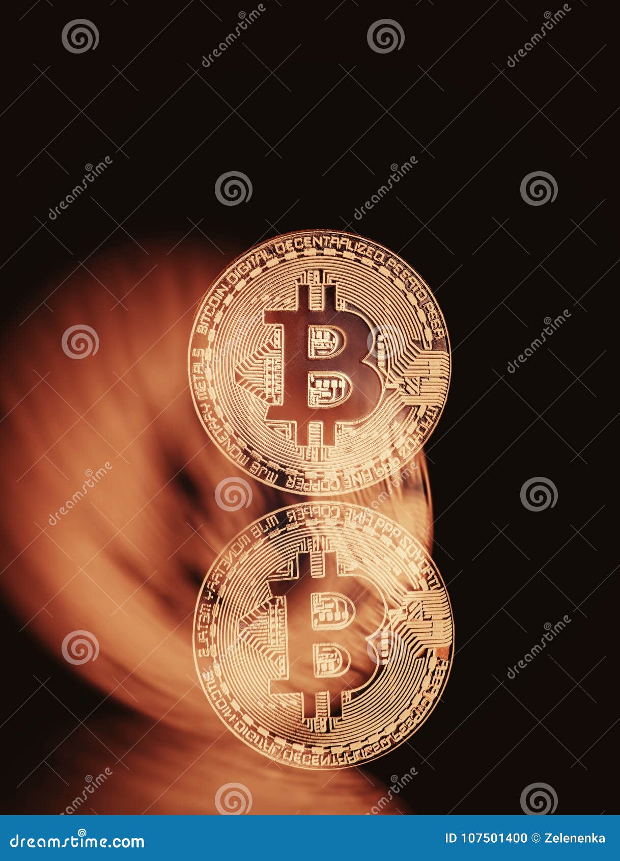 Bitcoin. Abstract Background of Cryptocurrency Stock Photo - Image of ...