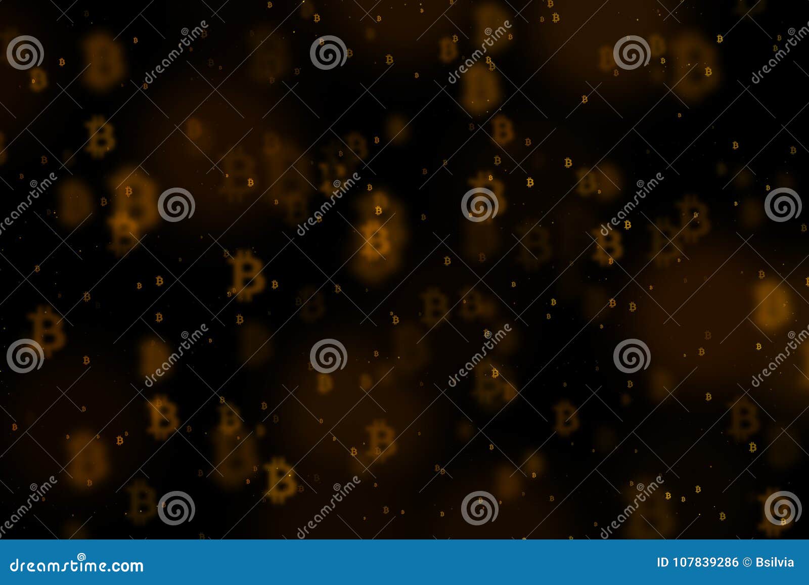 Bitcoin background, BTC stock illustration. Illustration of ...