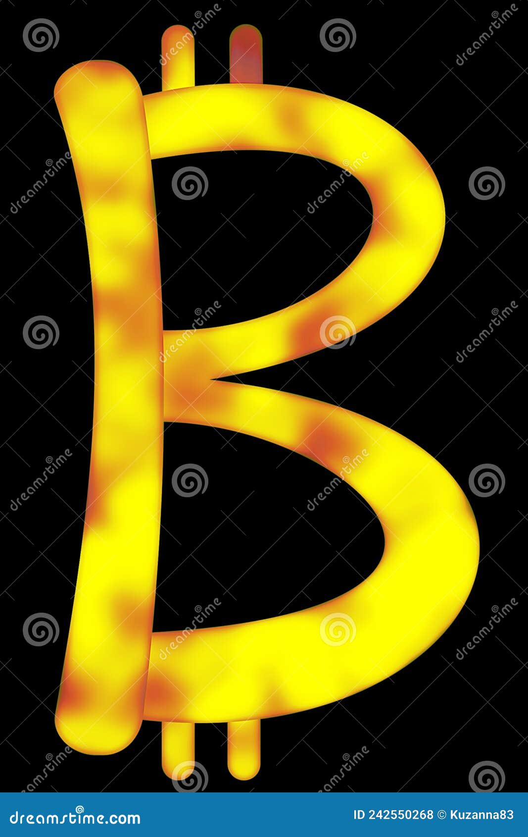 Bitcoin gold light color stock photo. Illustration of signage - 242550268