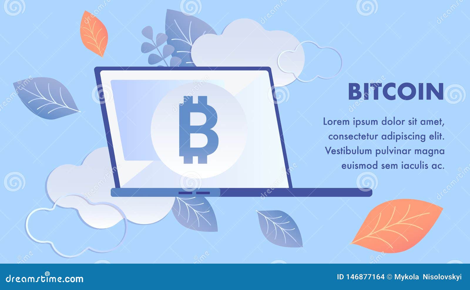 Bitcoin, Blockchain Technology Banner Template Stock Vector ... Bitcoin, Blockchain Technology Banner Template Stock Vector ...
