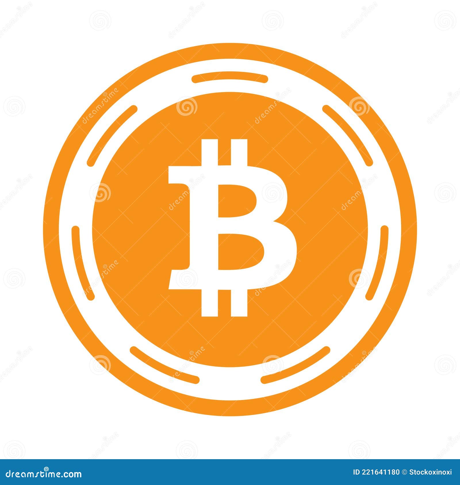 Bitcoin Casino Chip Coin Logo Icon Stock Vector - Illustration of ...