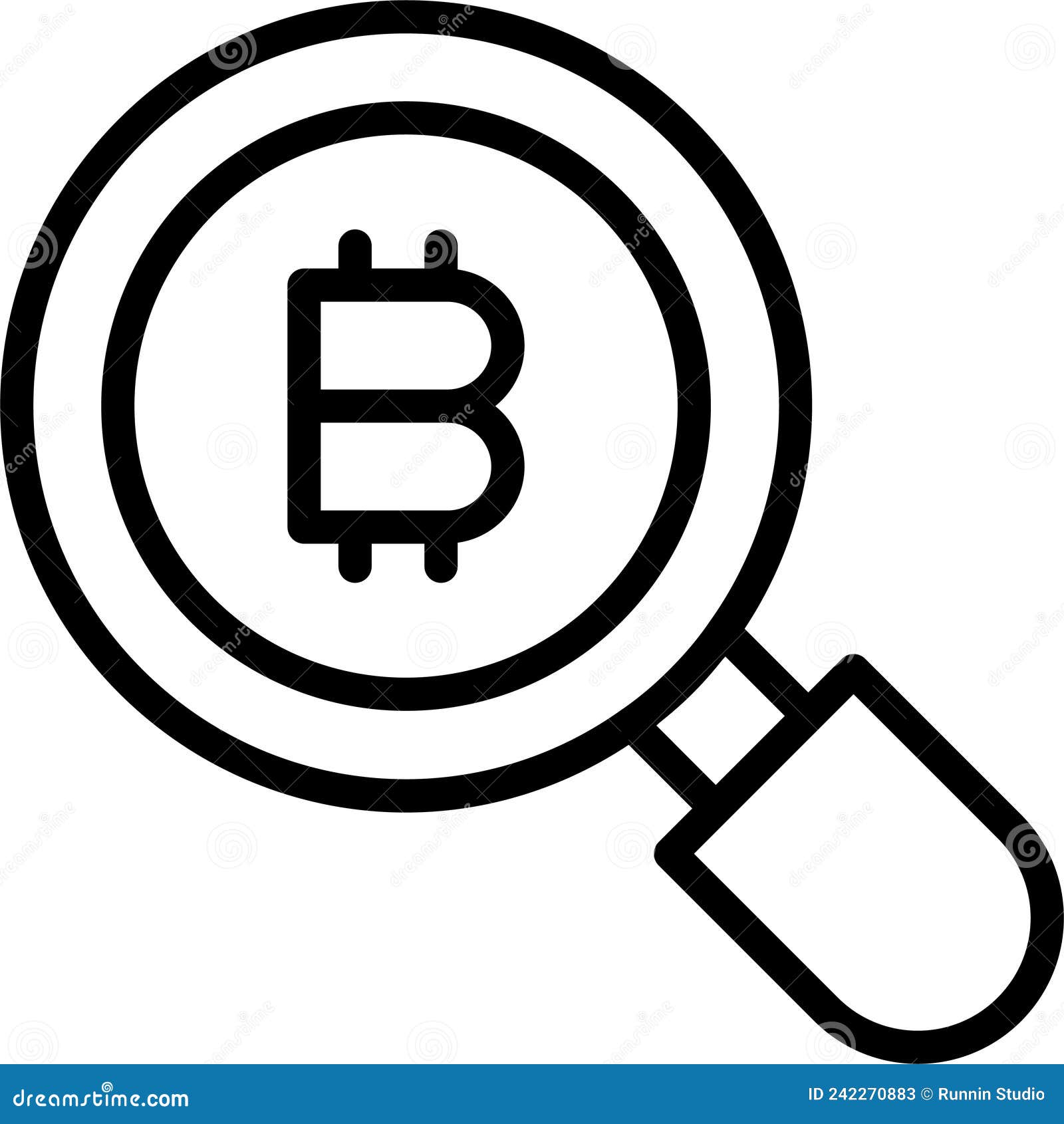 Bitcoin Check Icon editorial stock photo. Illustration of confirm ...