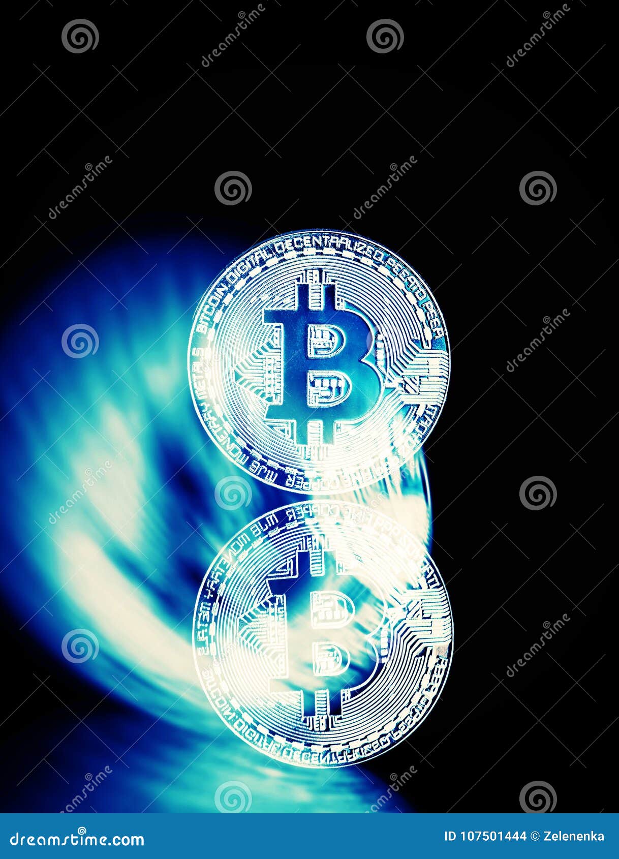 Bitcoin. Abstract Background of Cryptocurrency Stock Photo - Image of ...