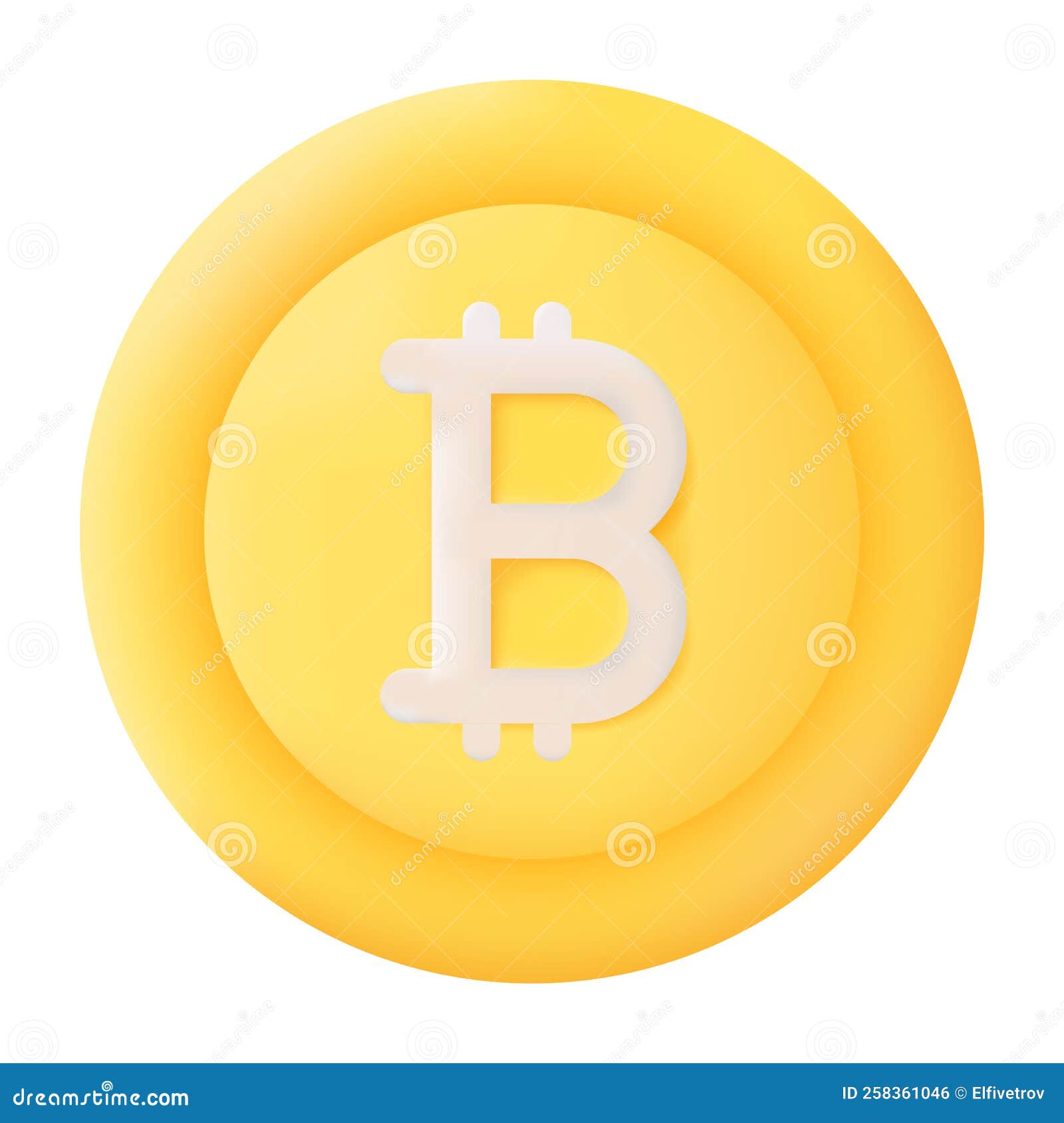 Bitcoin Coin And Pickaxe. Mining Symbols Vector Illustration ...