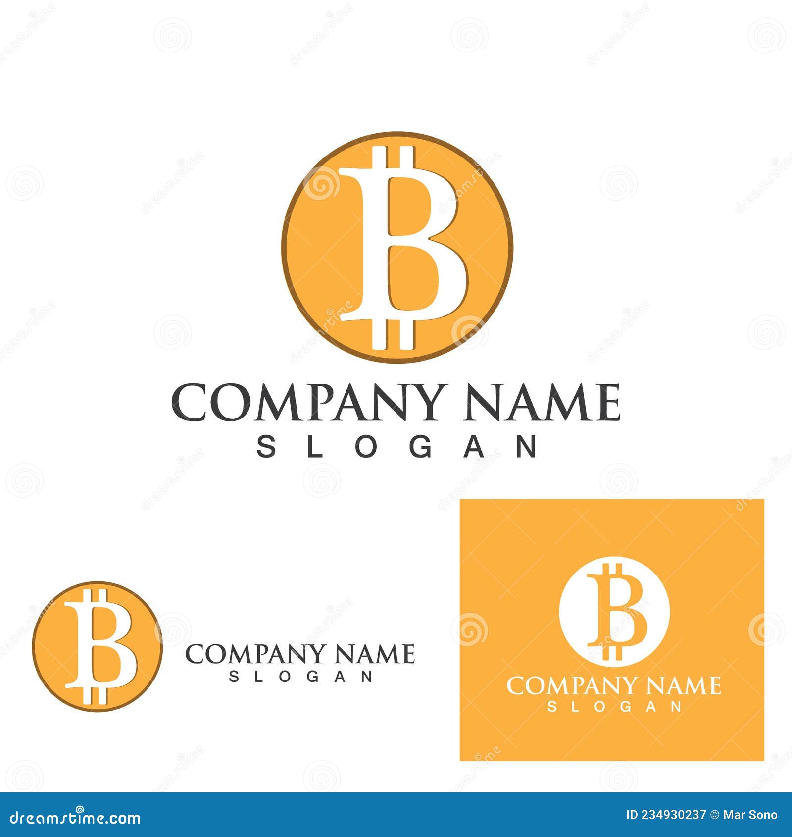 Bitcoin Coin Logo and Symbol Vector Stock Vector - Illustration of ...