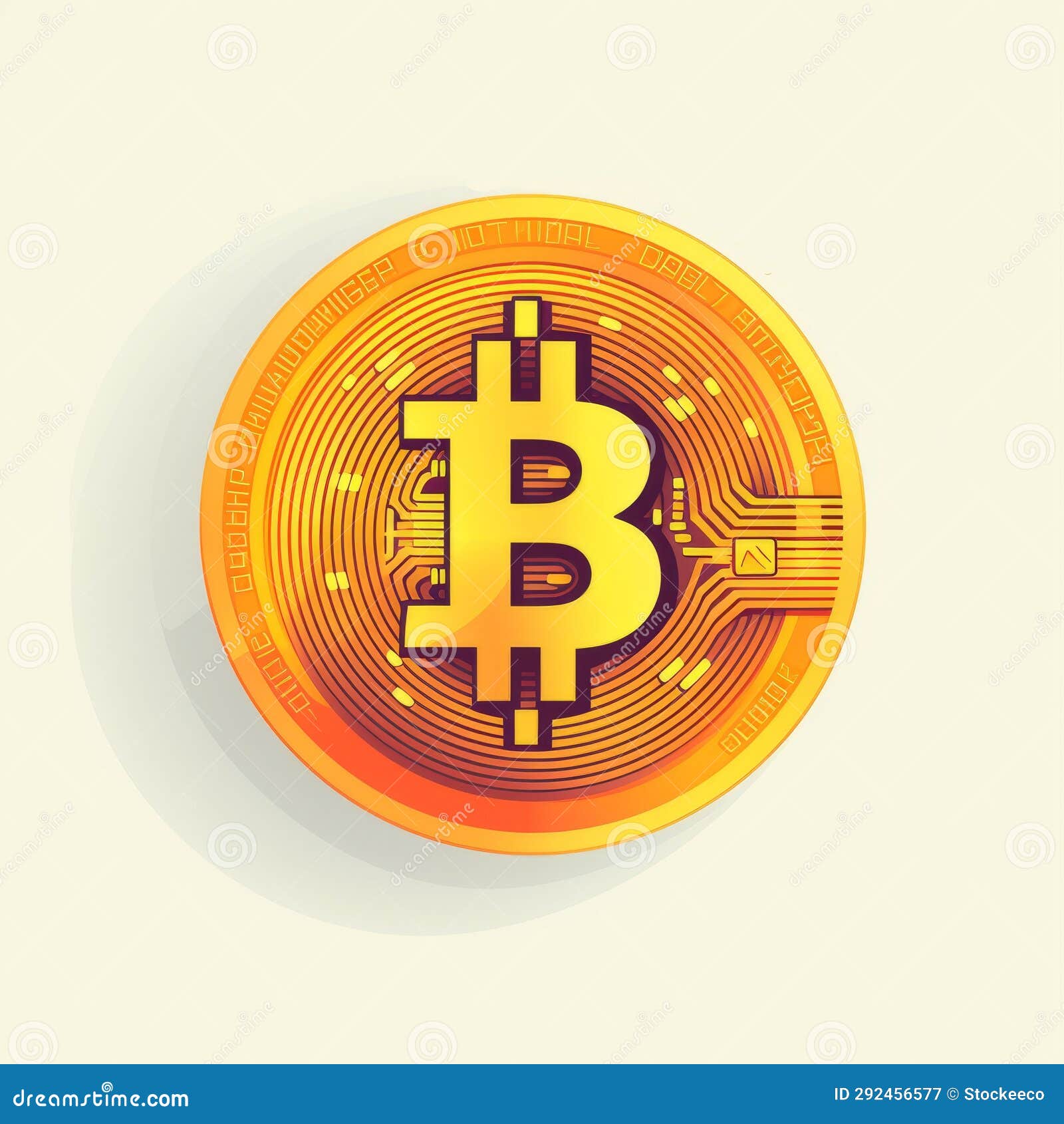 Bitcoin Coin Vector Icon Concept for Currency Design Stock Illustration ...