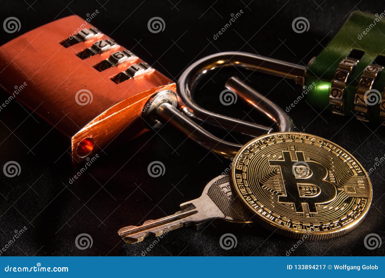 Bitcoin, Combination Lock, Key Stock Image - Image of block, digital ... Bitcoin, Combination Lock, Key Stock Image - Image of block, digital ...