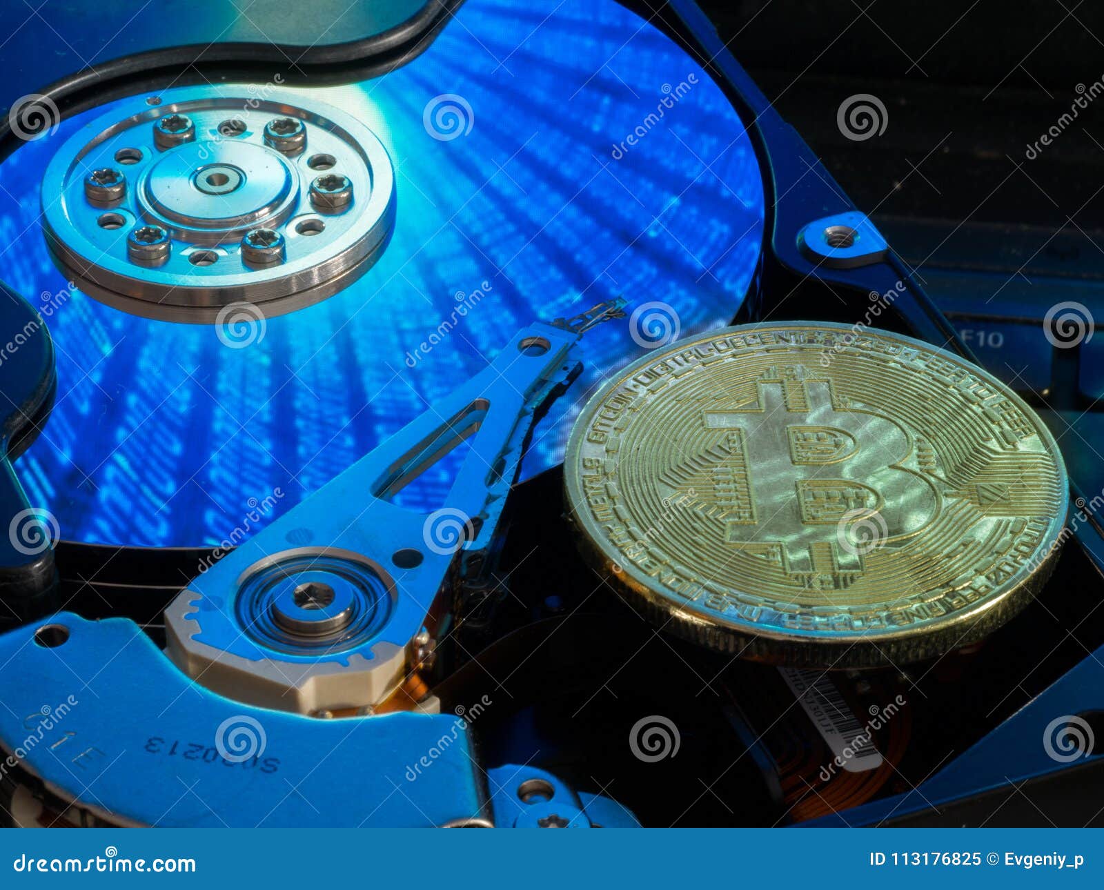 Bitcoin stock image. Image of item, computer, information - 113176825