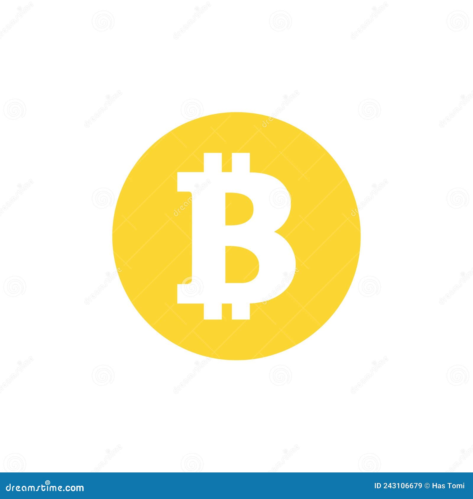 Bitcoin Crypto B Letter Logo Symbol Template Design Illustration Vector ...