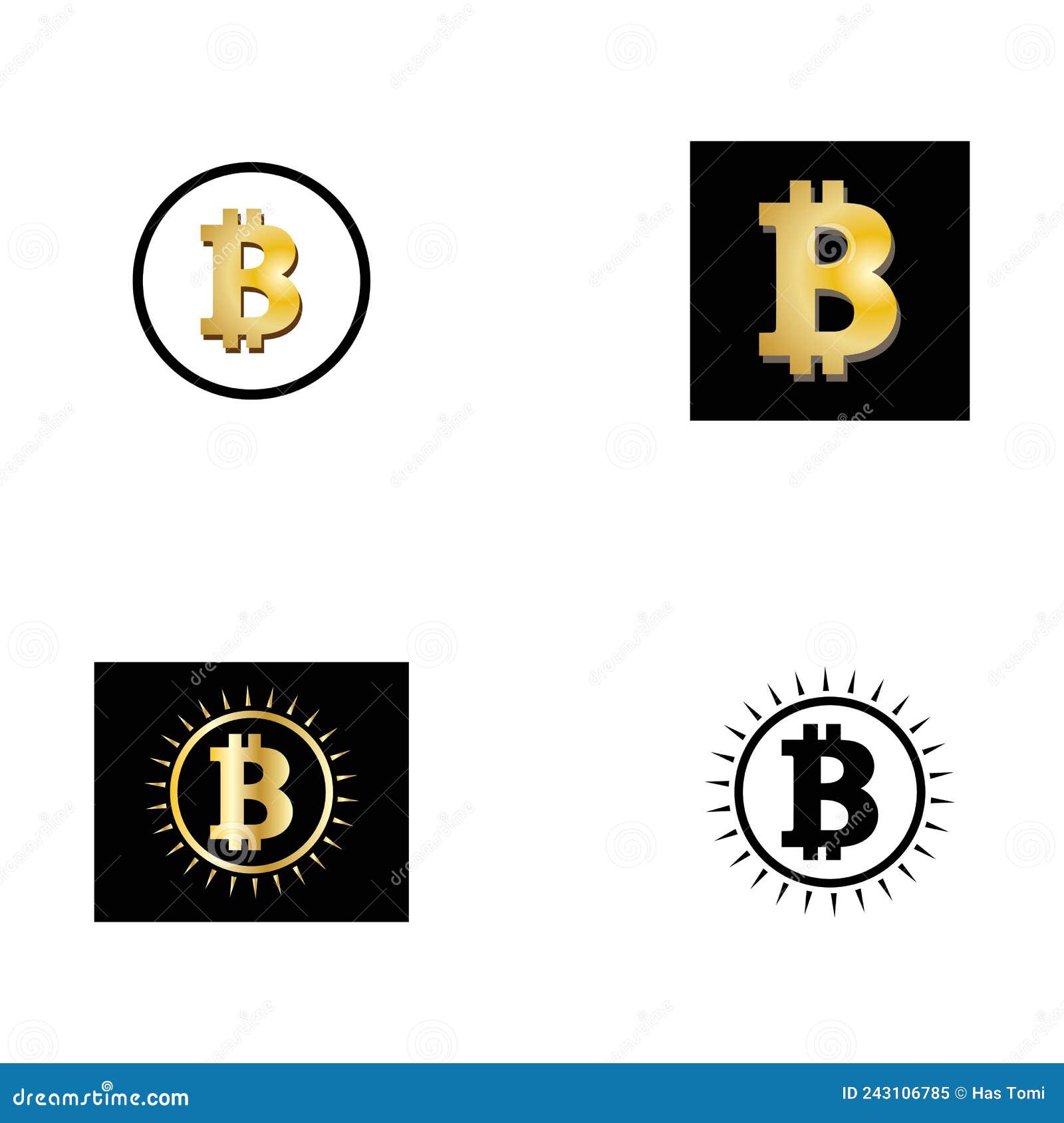 Bitcoin Crypto B Letter Logo Symbol Template Design Illustration Vector ...