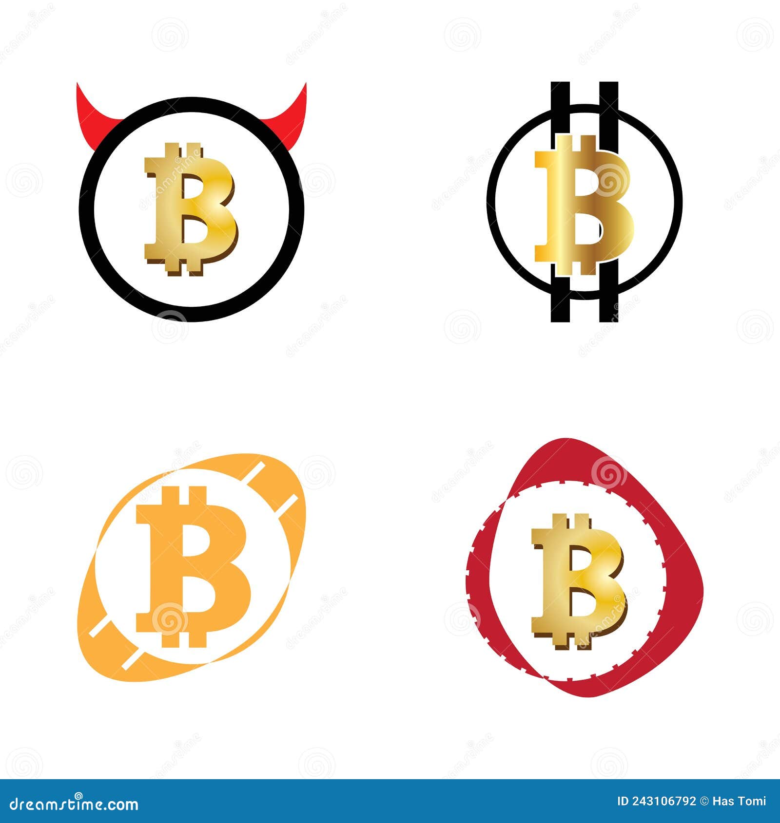 Bitcoin Crypto B Letter Logo Symbol Template Design Illustration Vector ...