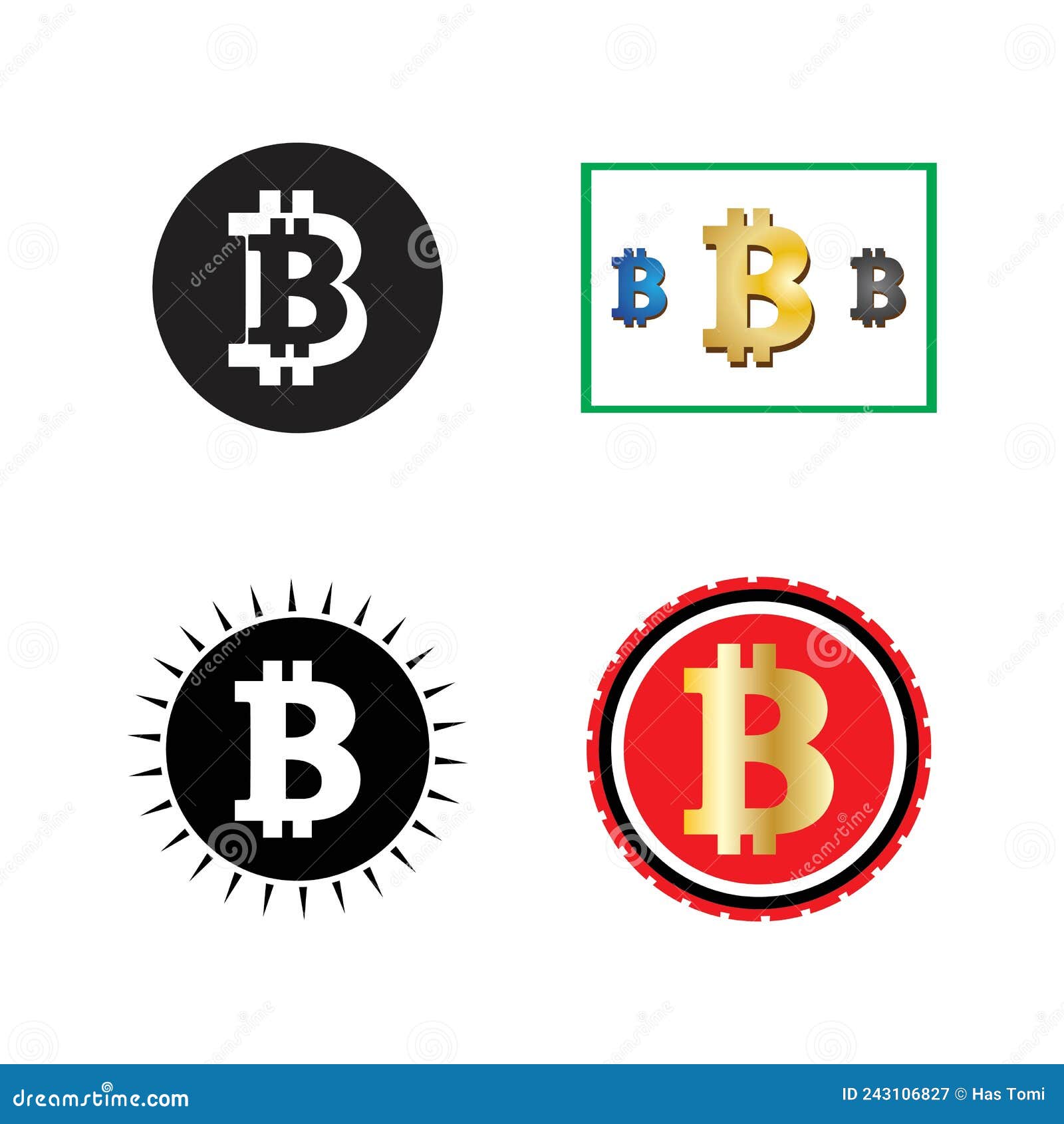Bitcoin Crypto B Letter Logo Symbol Template Design Illustration Vector ...