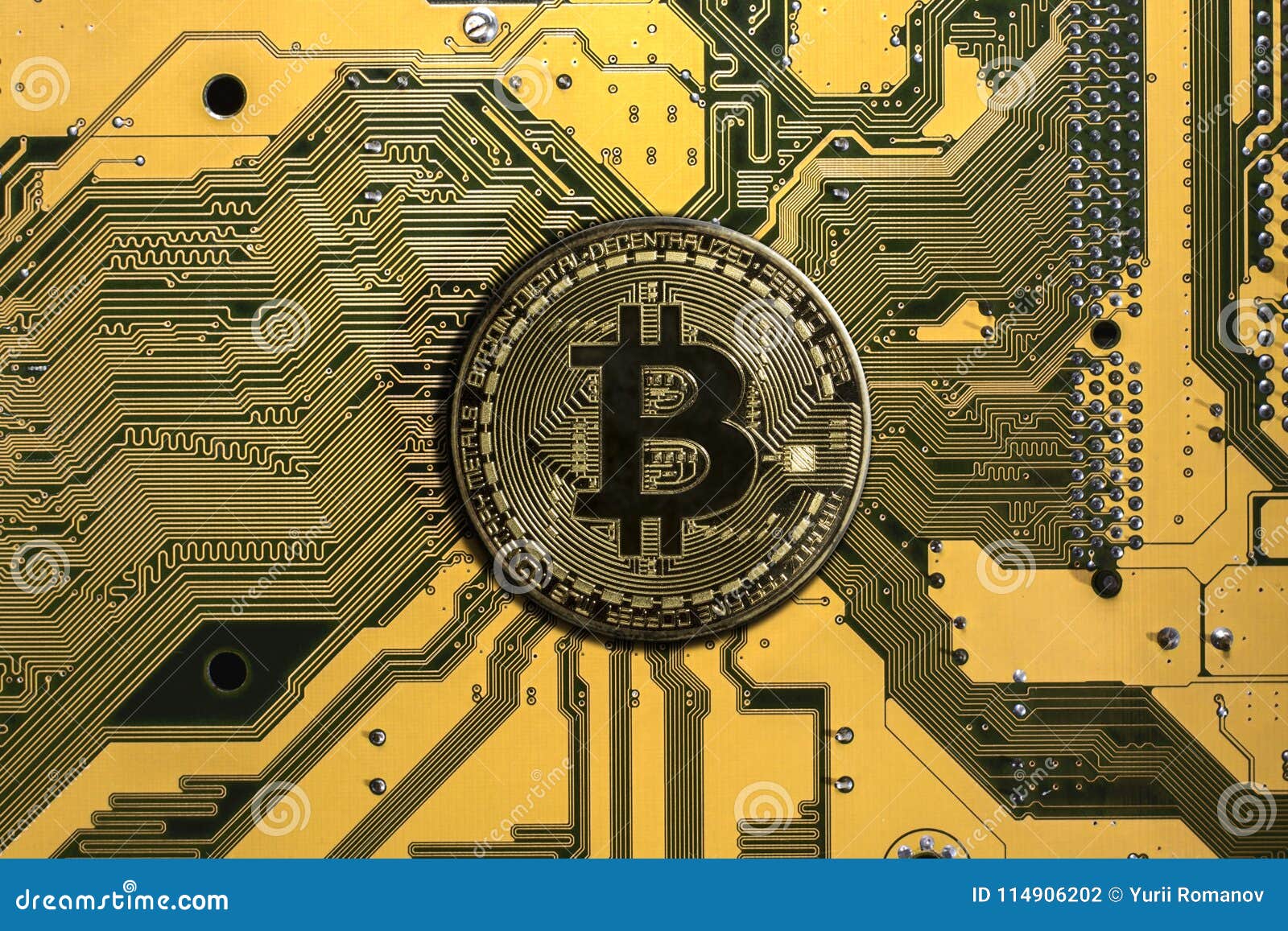 Bitcoin Crypto De La Moneda Foto de archivo - Imagen de cifrado ...