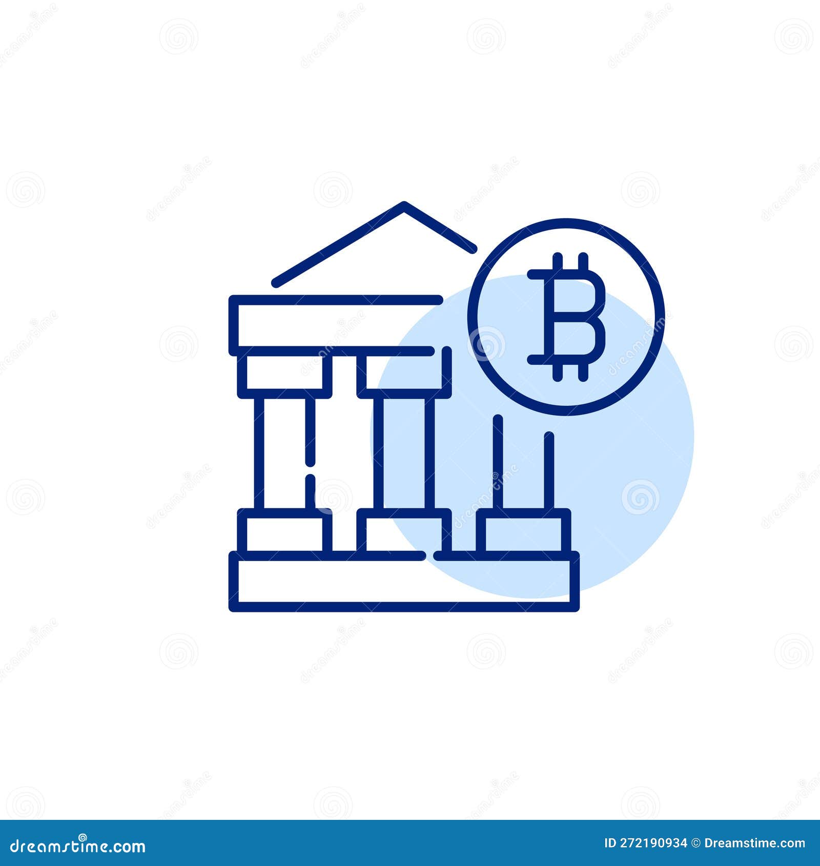 Bitcoin Cryptocurrency Bank. Modern Technologically Advanced Payment ...