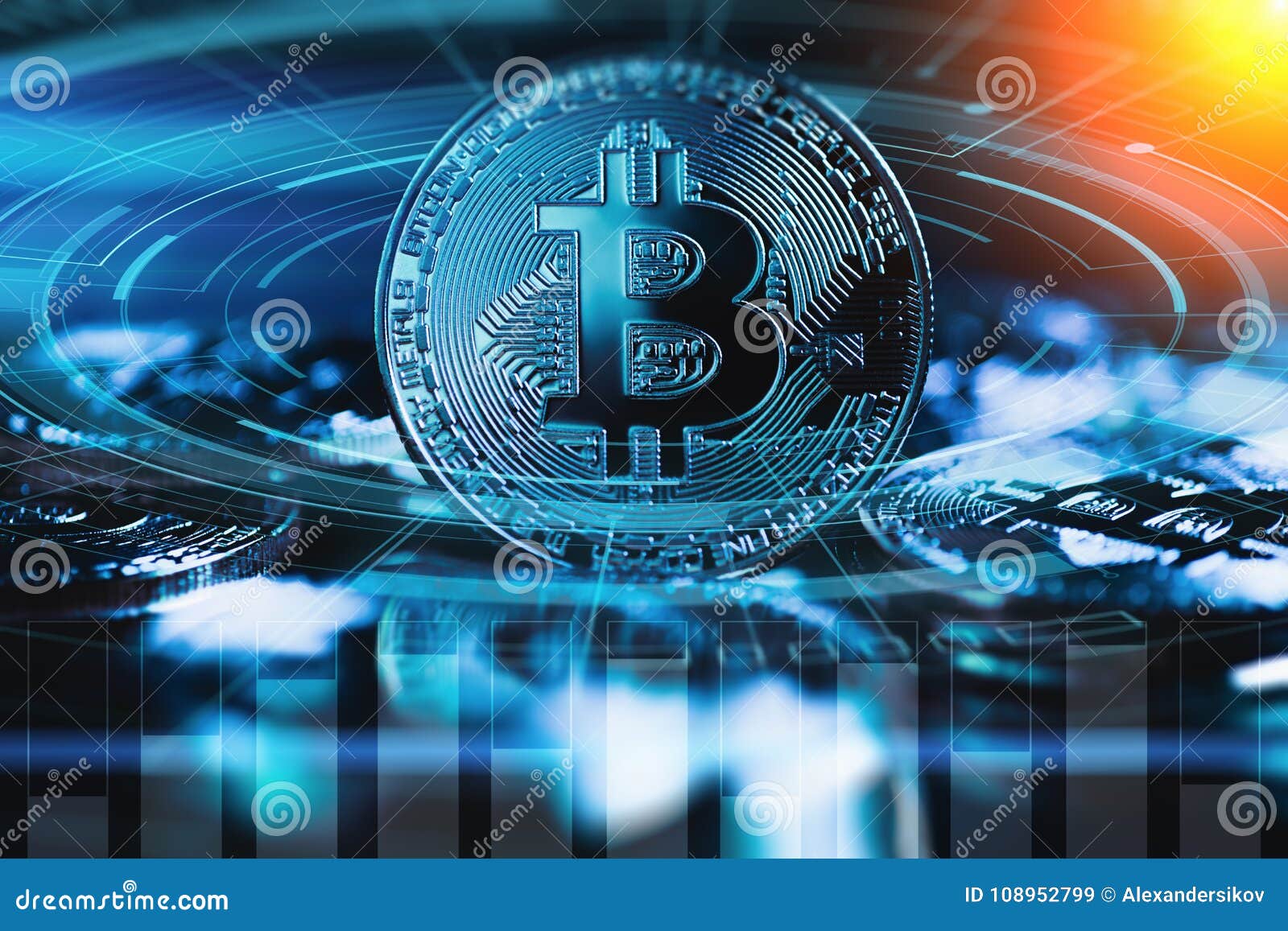 Bitcoin Cryptocurrency Digital Bit Coin BTC Currency Technology ...