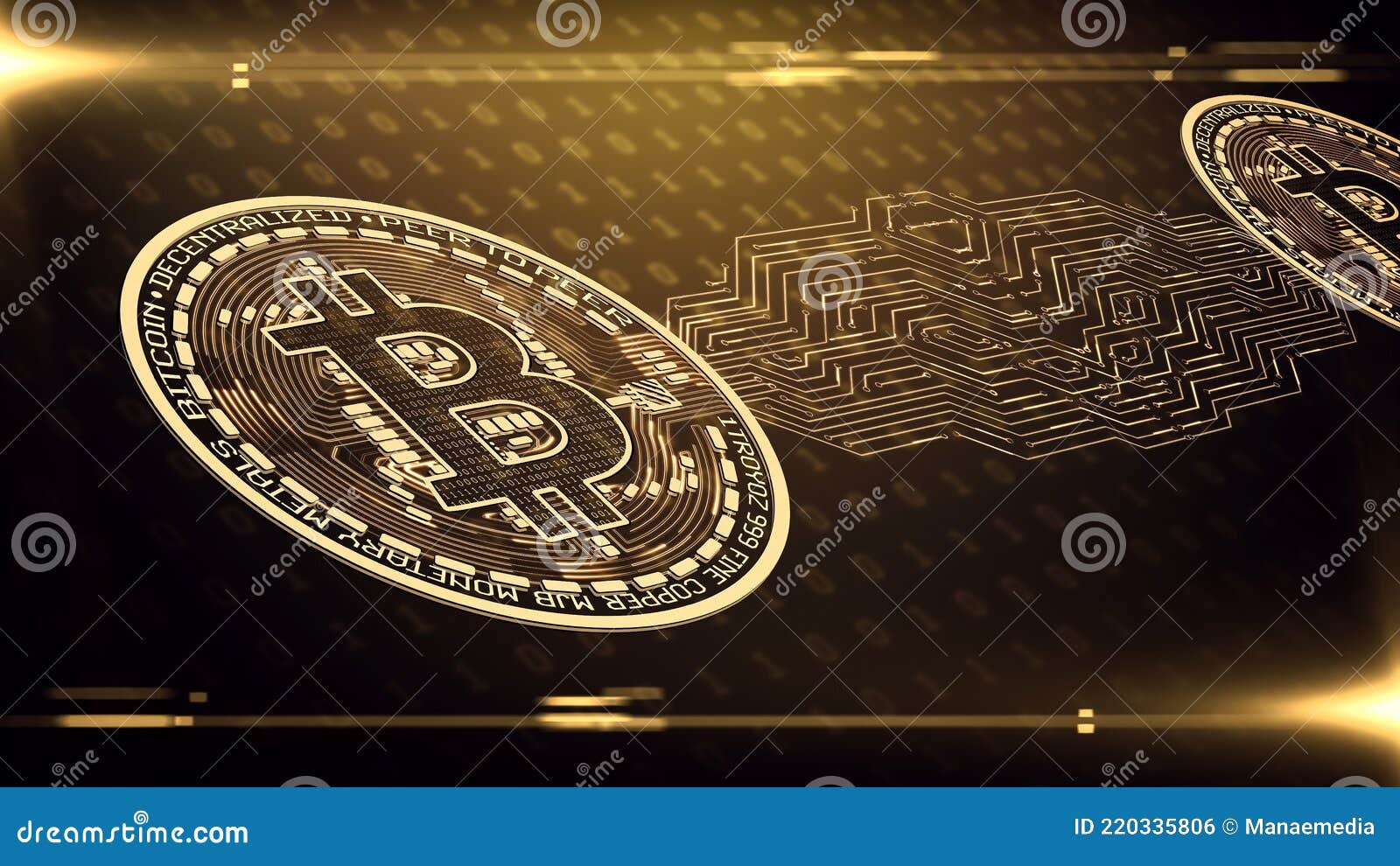 Cryptocurrency Digital Money Background Stock Illustrations – 70,134 ...