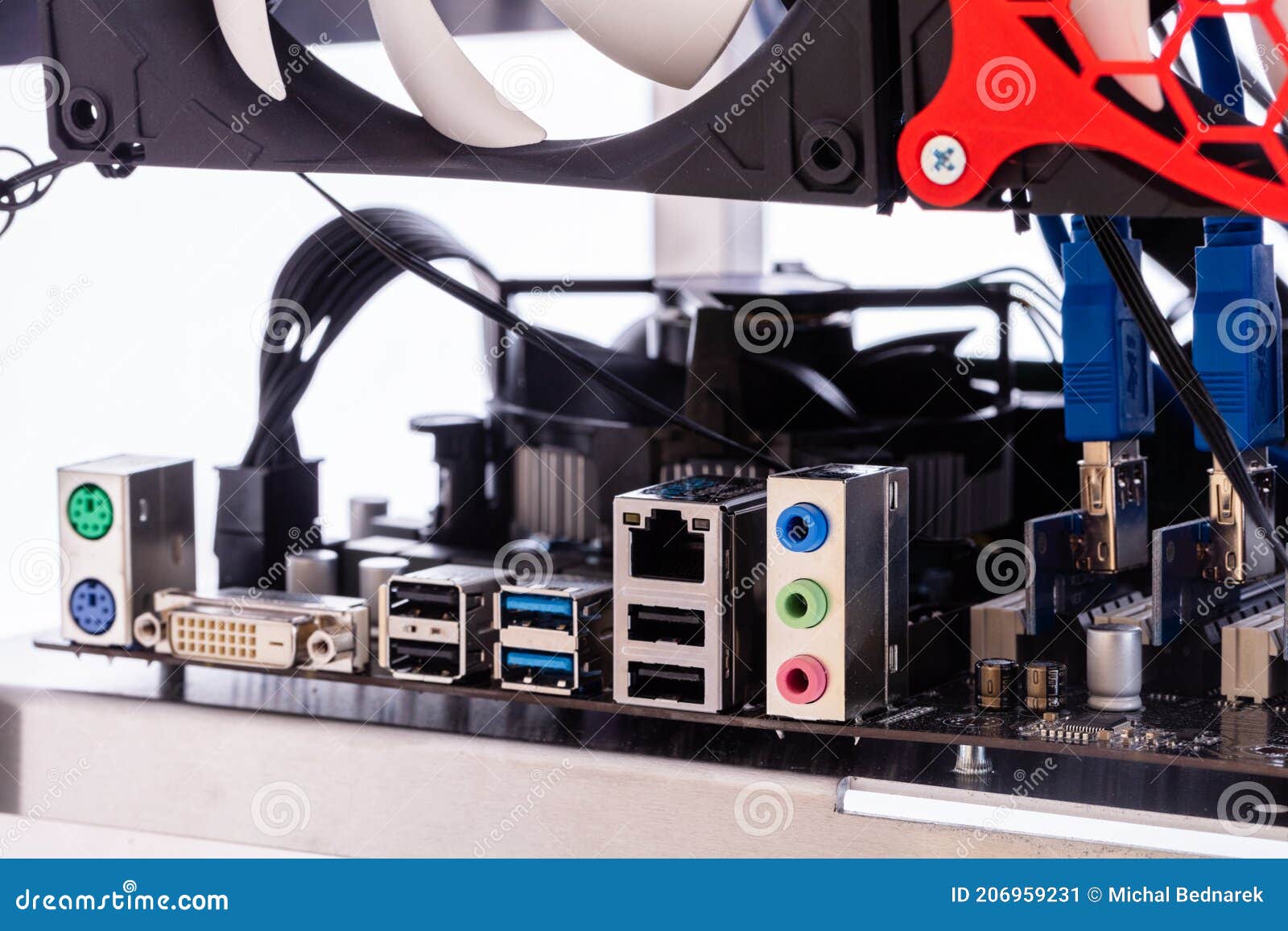 Bitcoin and Cryptocurrency Miner - a Mining Computer. Stock Image ...