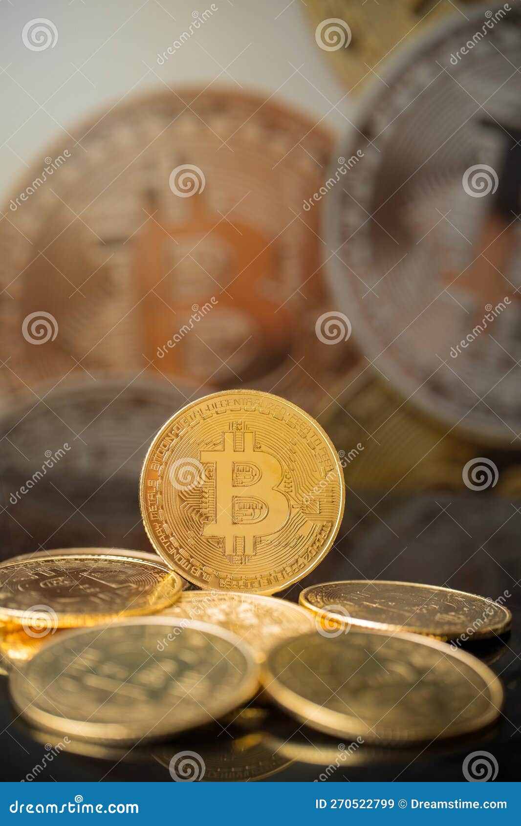 Bitcoin is a Cryptocurrency and Worldwide Payment Stock Image - Image ...