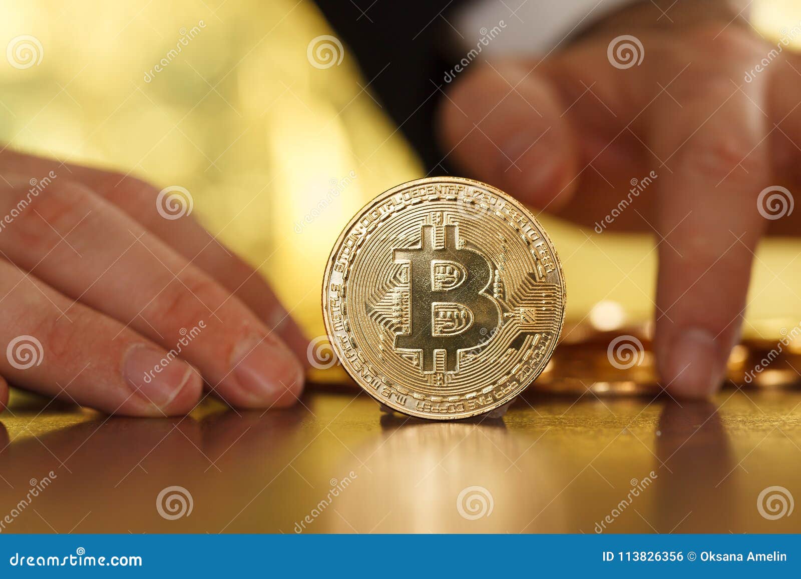 Bitcoin - Currency of the Future Stock Photo - Image of commerce ...