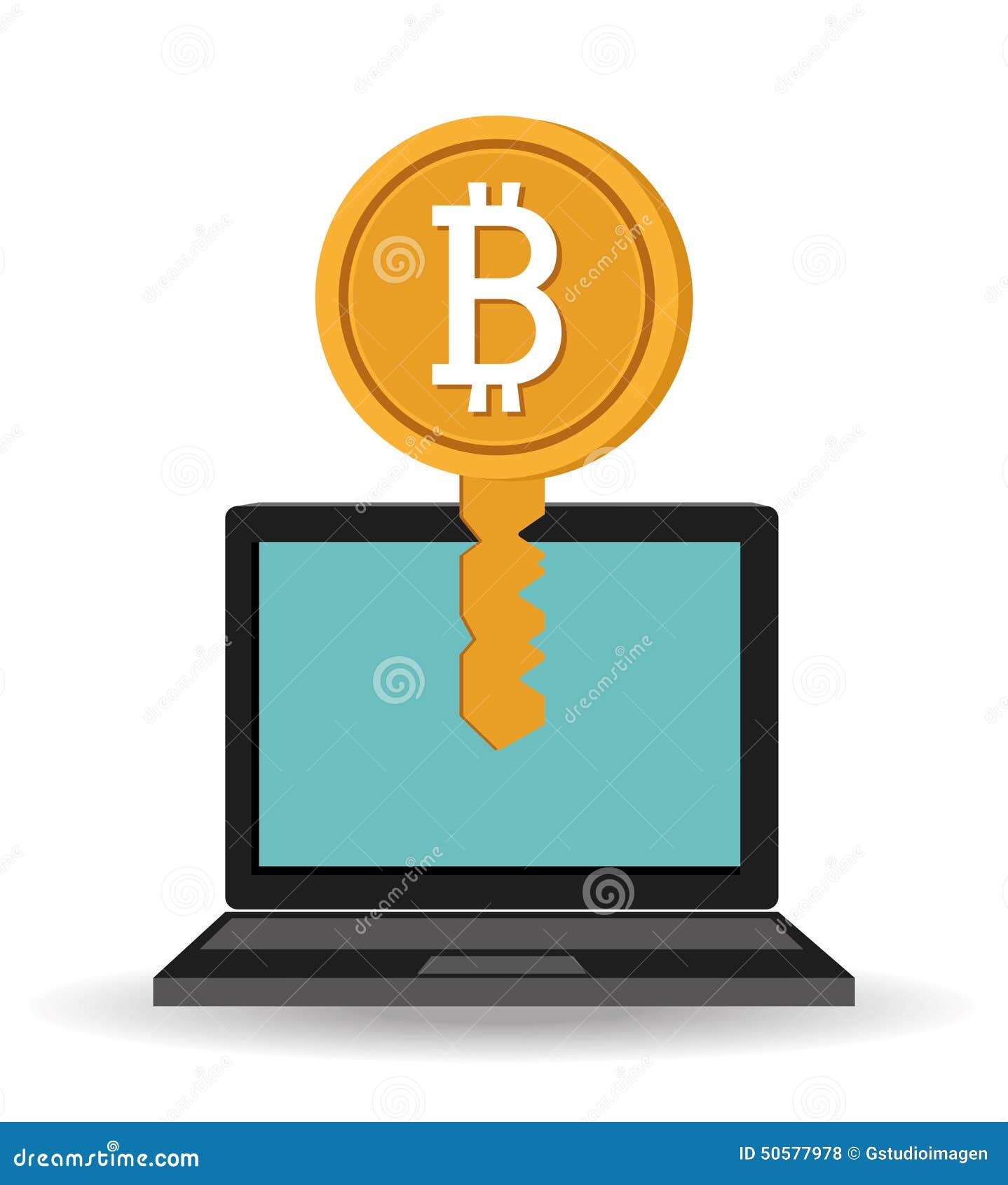 Bitcoin Design, Vector Illustration. Stock Vector - Illustration of ...