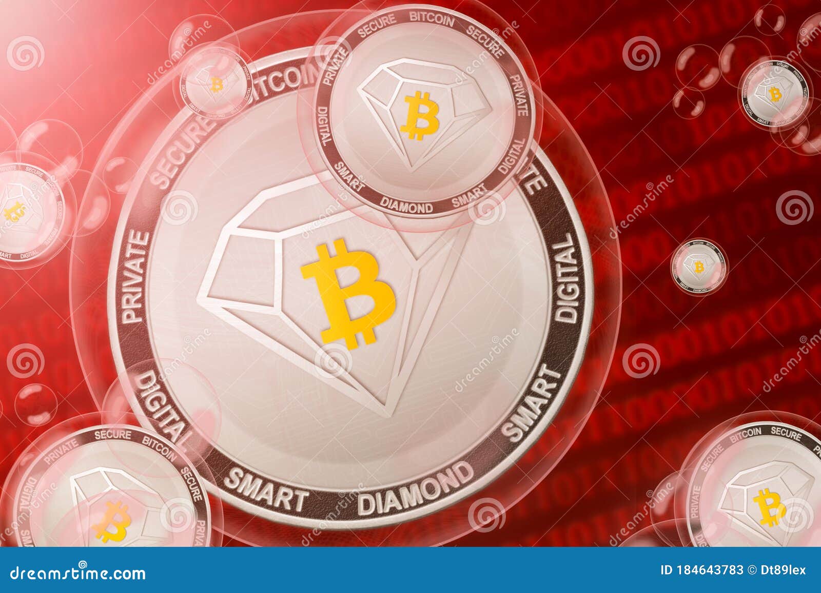Bitcoin Diamond Crash, Bubble. Bitcoin Diamond BCD Cryptocurrency Coins ...