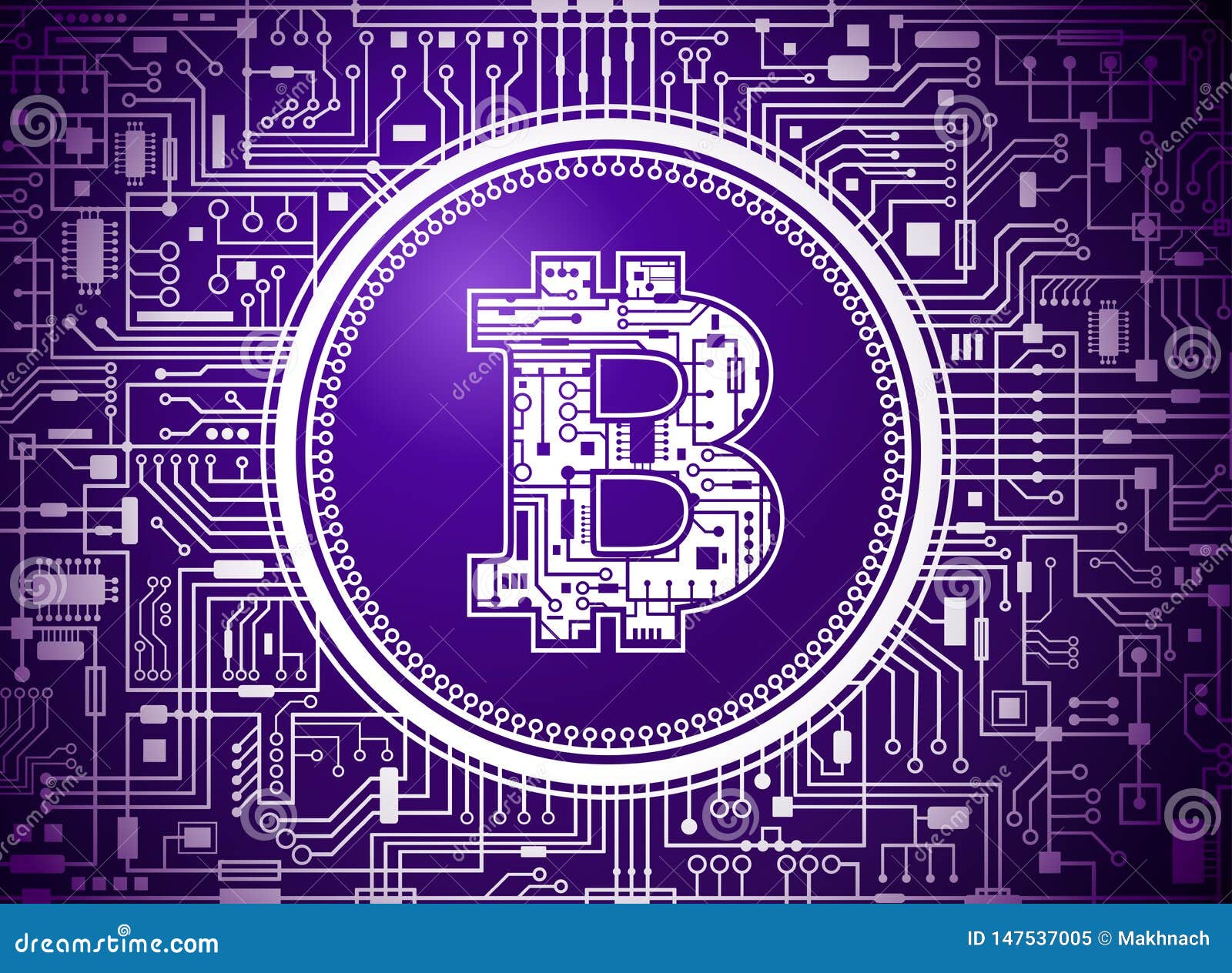 Bitcoin Digital Currency Symbol With Arrows Up And Down. Crypto ...