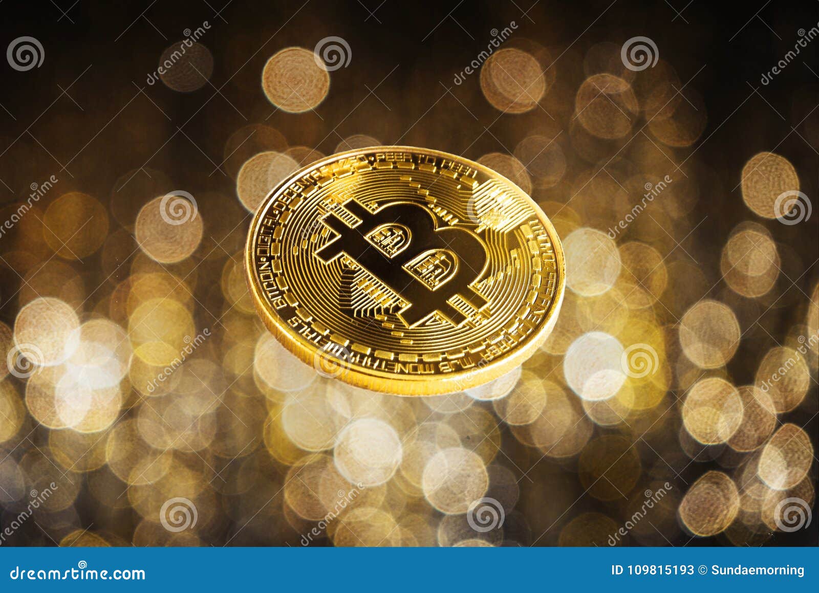 Bitcoin with Elegant Textile Texture Background Stock Image - Image of ...
